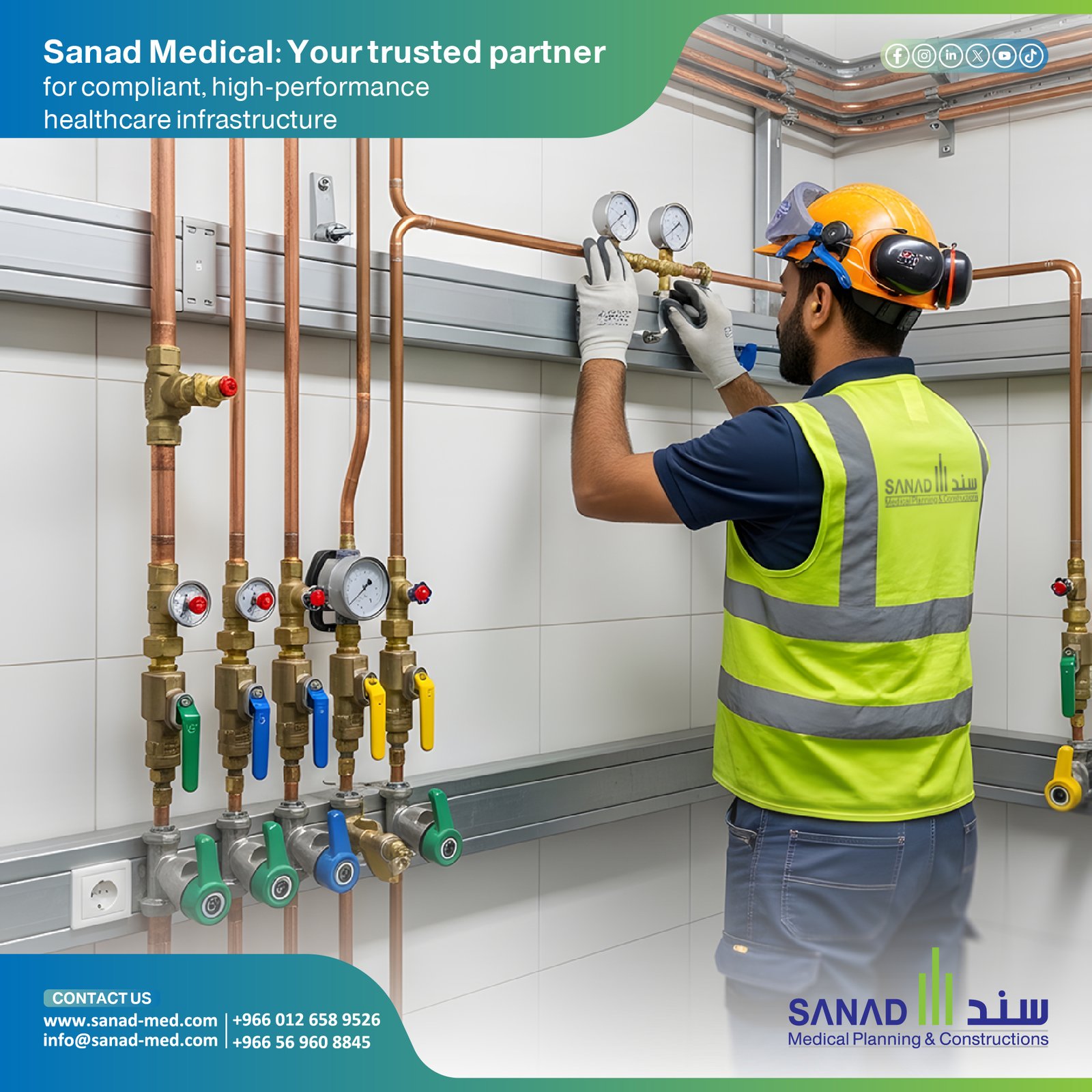 HVAC & Medical Gas Systems KSA 2026 | Sanad Medical